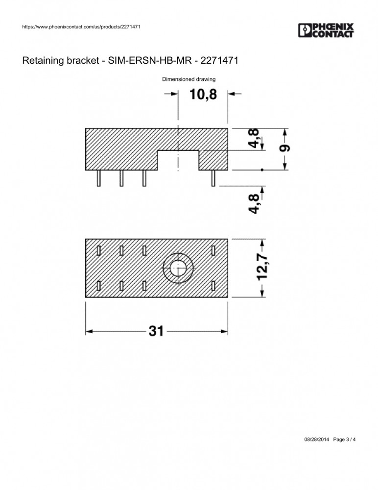 Phoenix Contact 2271471 product drawing