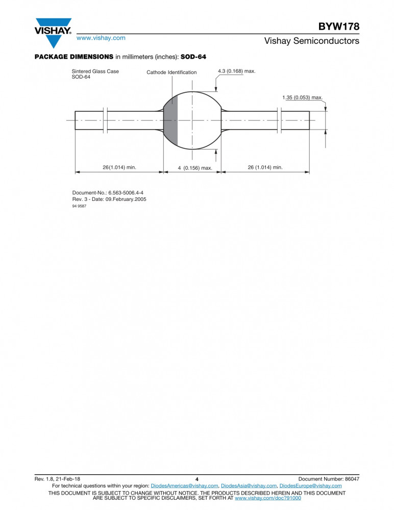 BYW178-T datasheet page 4