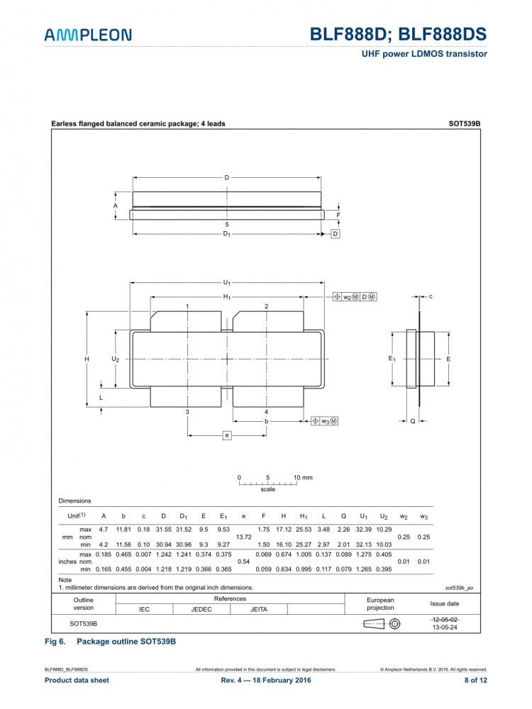 BLF888DSU datasheet page 8