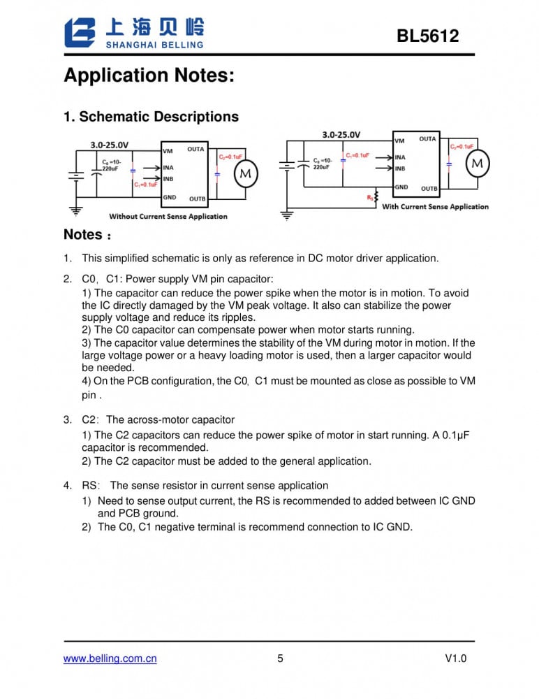 BL5612 datasheet page 5