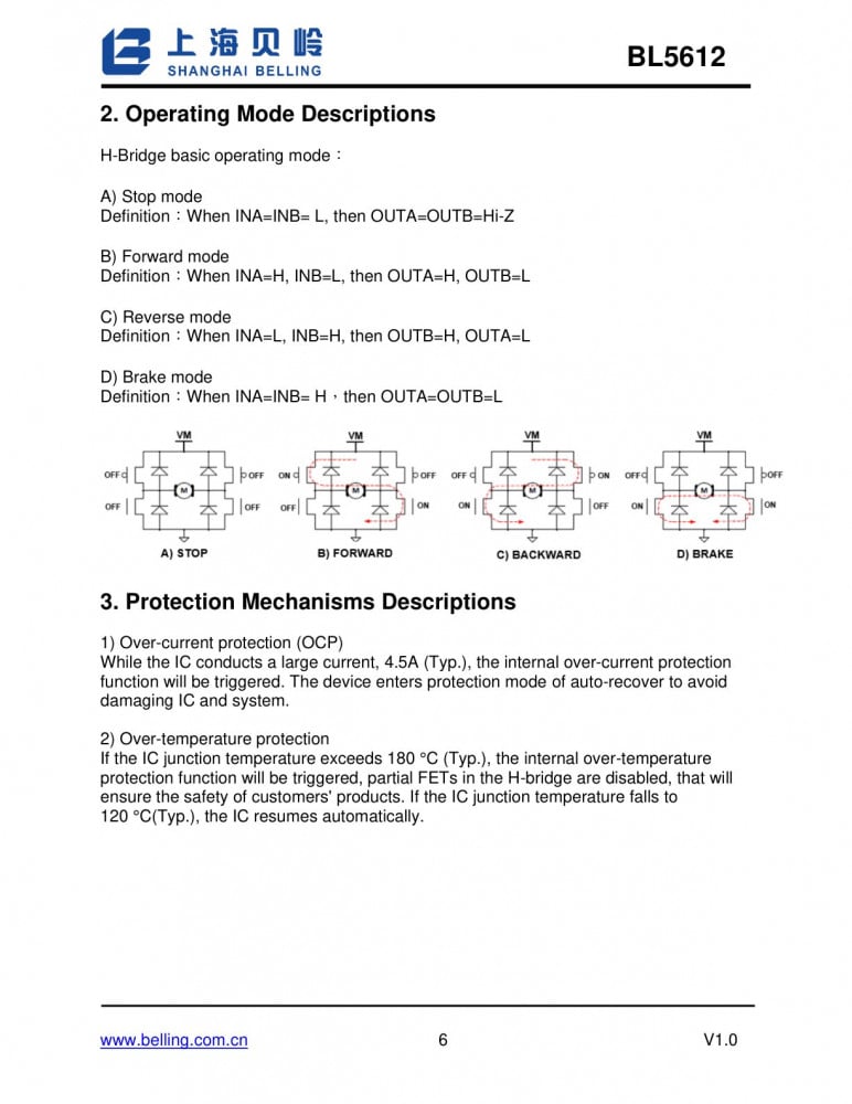 BL5612 datasheet page 6