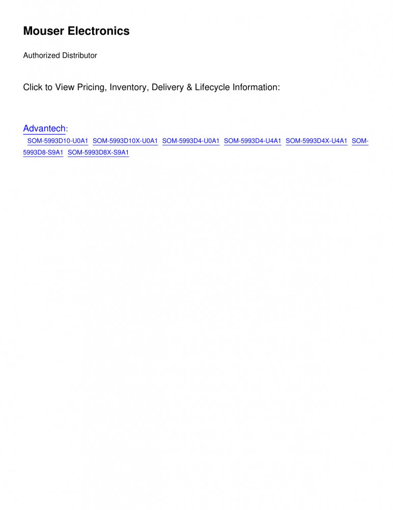 SOM-5993 technical document page 3