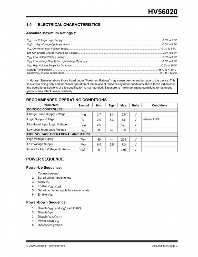 HV56020 technical document page 3