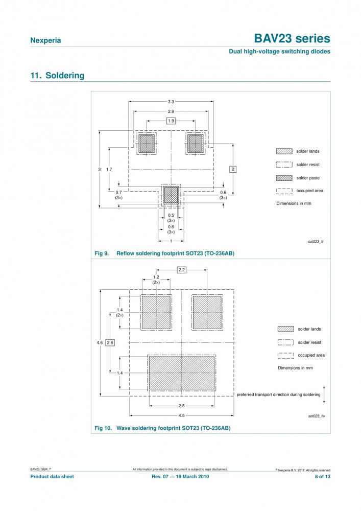 BAV23A datasheet page 8