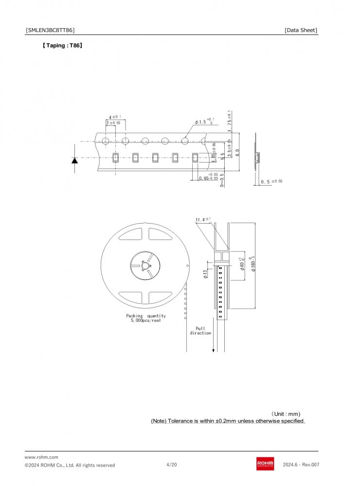 SMLEN3BC8TT86 technical document page 4