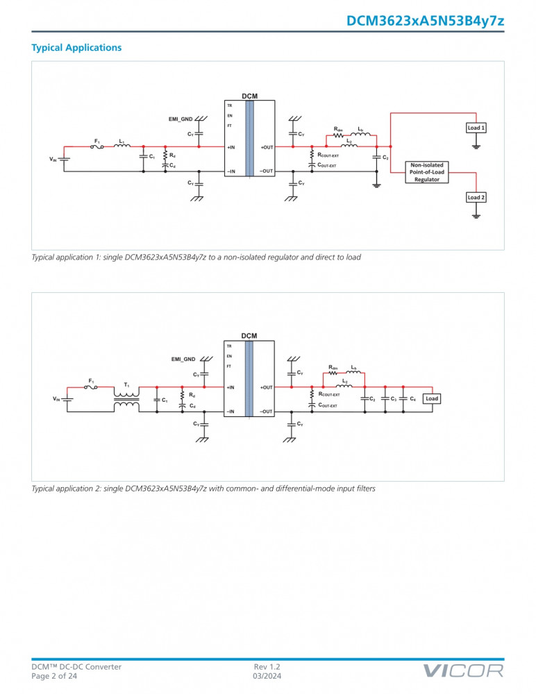 DCM3623 datasheet page 2