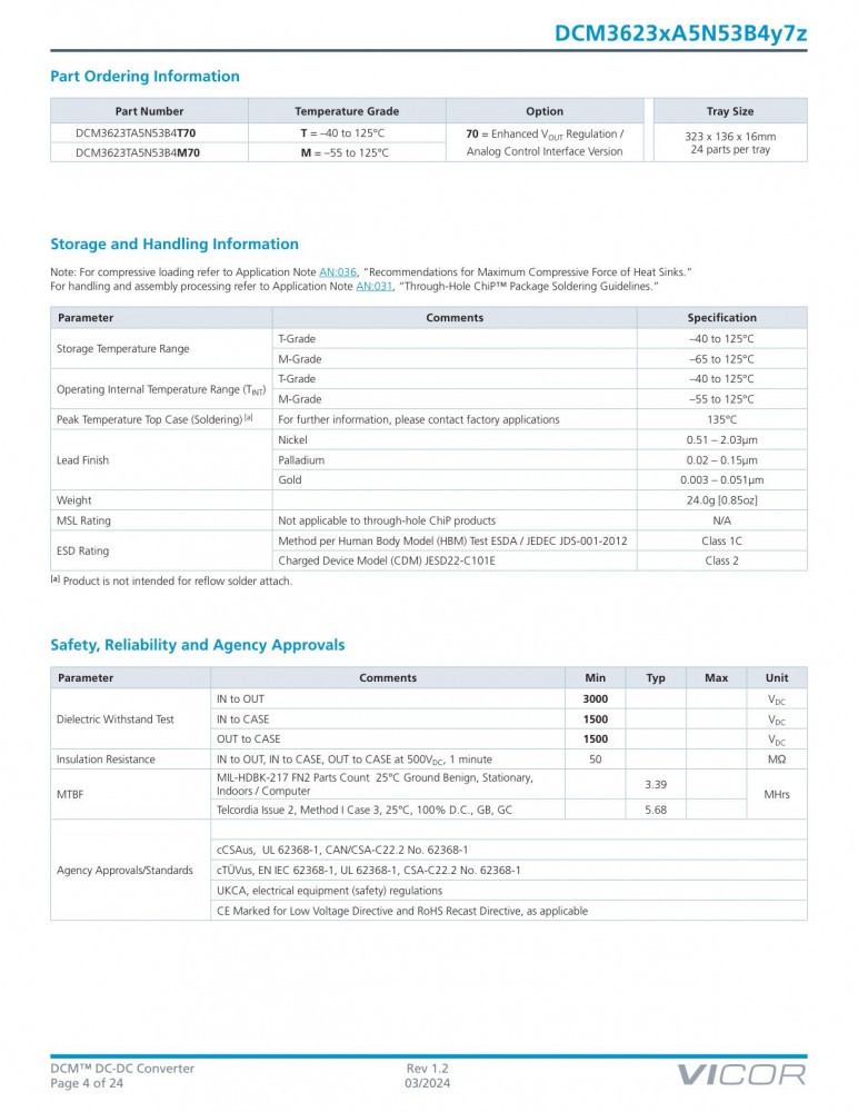 DCM3623 datasheet page 4