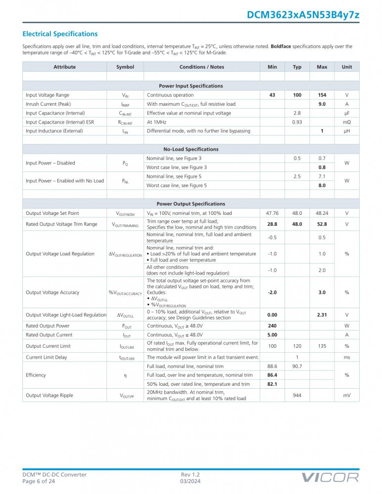 DCM3623 datasheet page 6