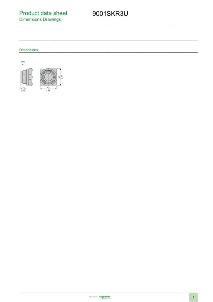 9001SKR3U technical document page 3
