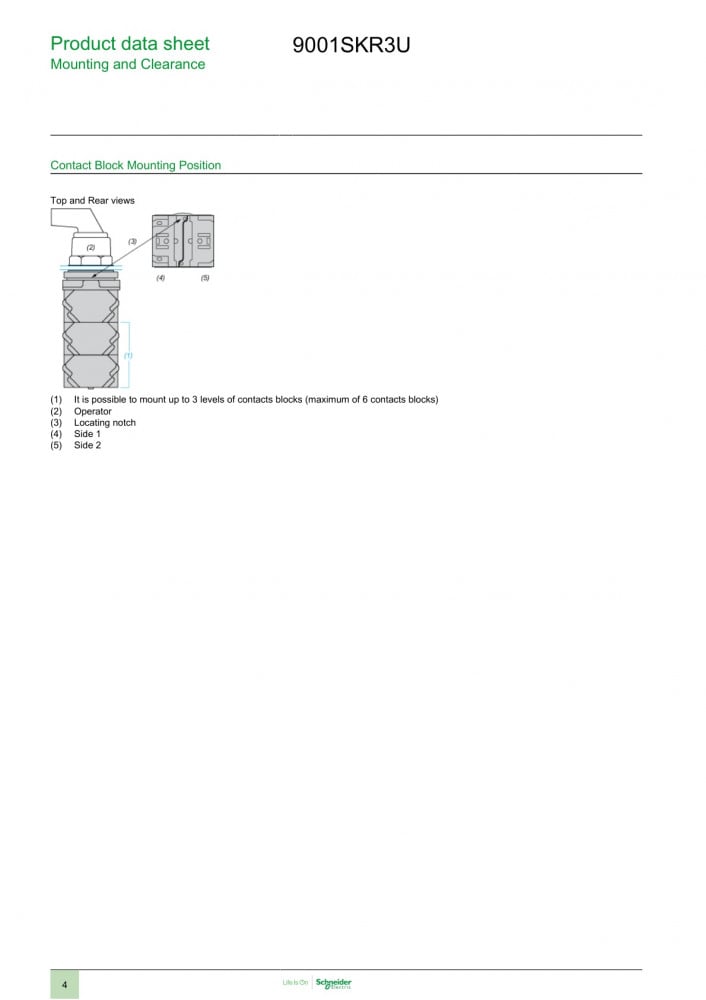 9001SKR3U technical document page 4