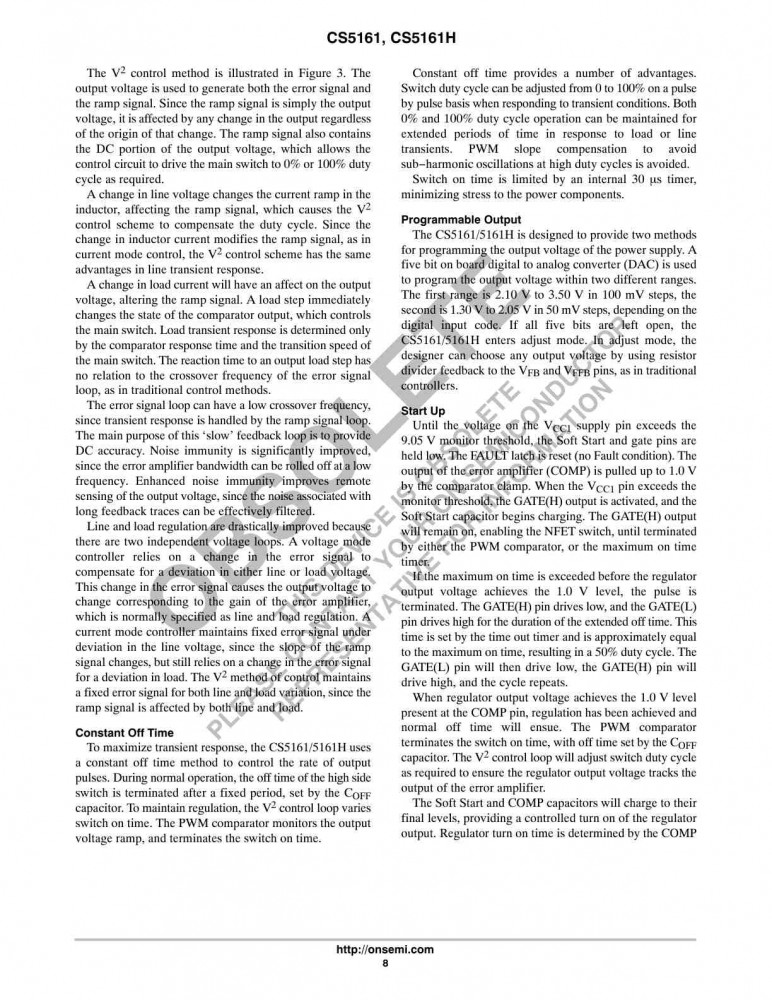 CS5161H datasheet page 9