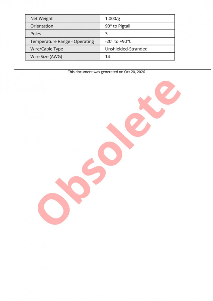 MOLEX 1300610040 product document, page 3