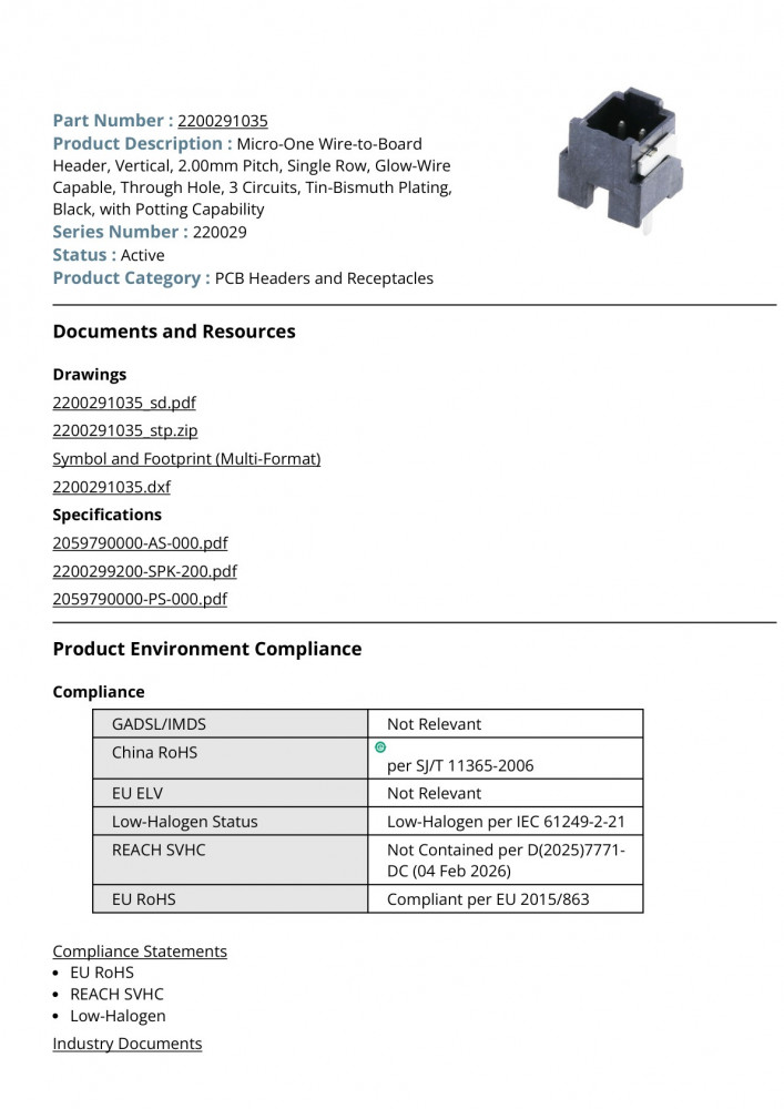 2200291035 technical document preview, page 1