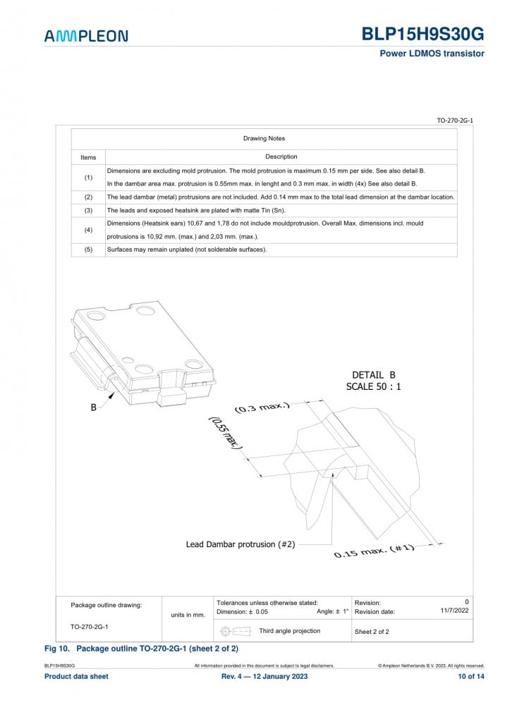 BLP15H9S30GXY datasheet page 10