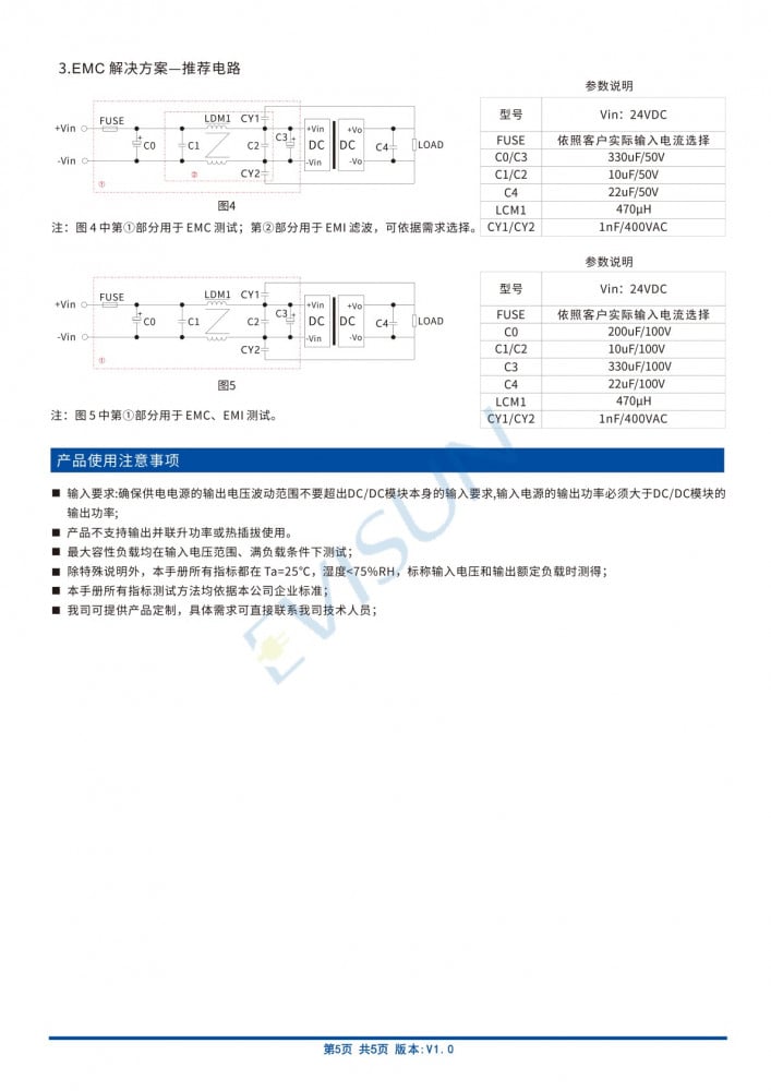 EVISUN URB2412S-6WR3 datasheet page 5