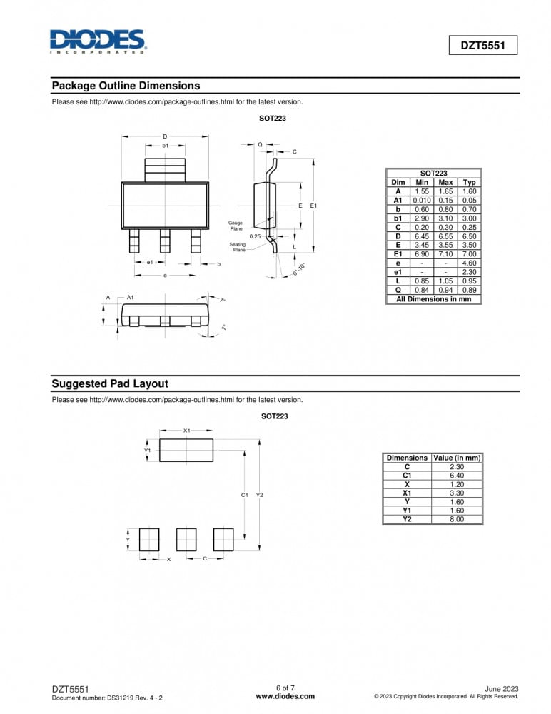 DZT5551-13 datasheet page 6