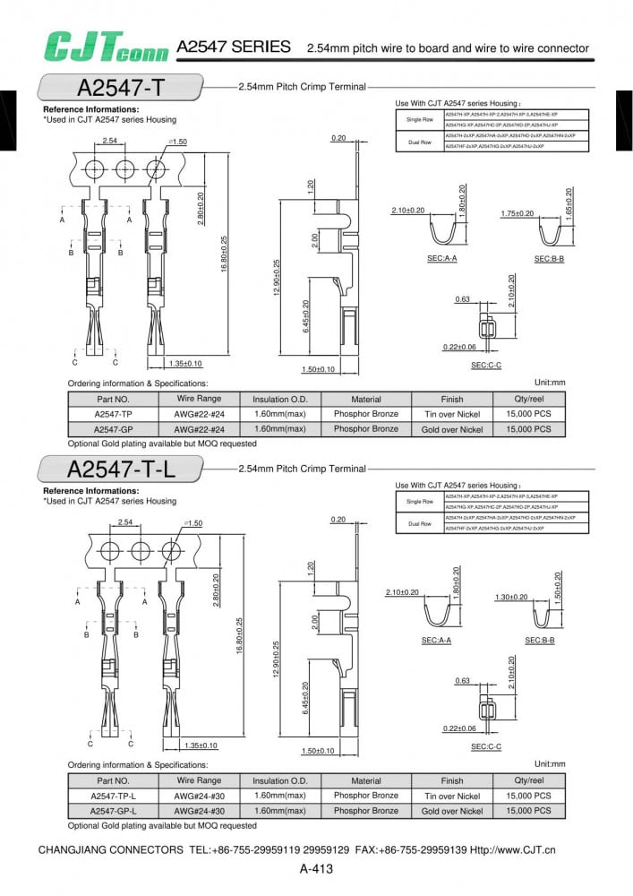CJT A2547HA-16P document page 3