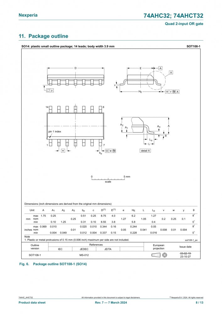 74AHCT32D,118 datasheet page 8