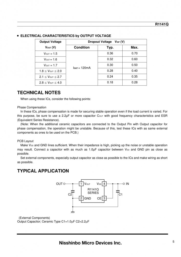 R1141Q datasheet page 5