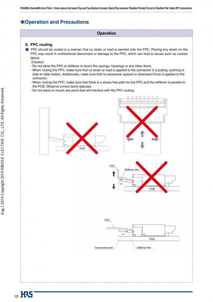 FH34SRJ datasheet page 10