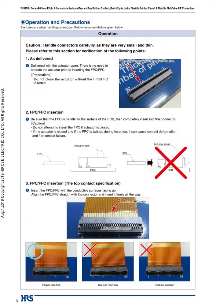 FH34SRJ datasheet page 8