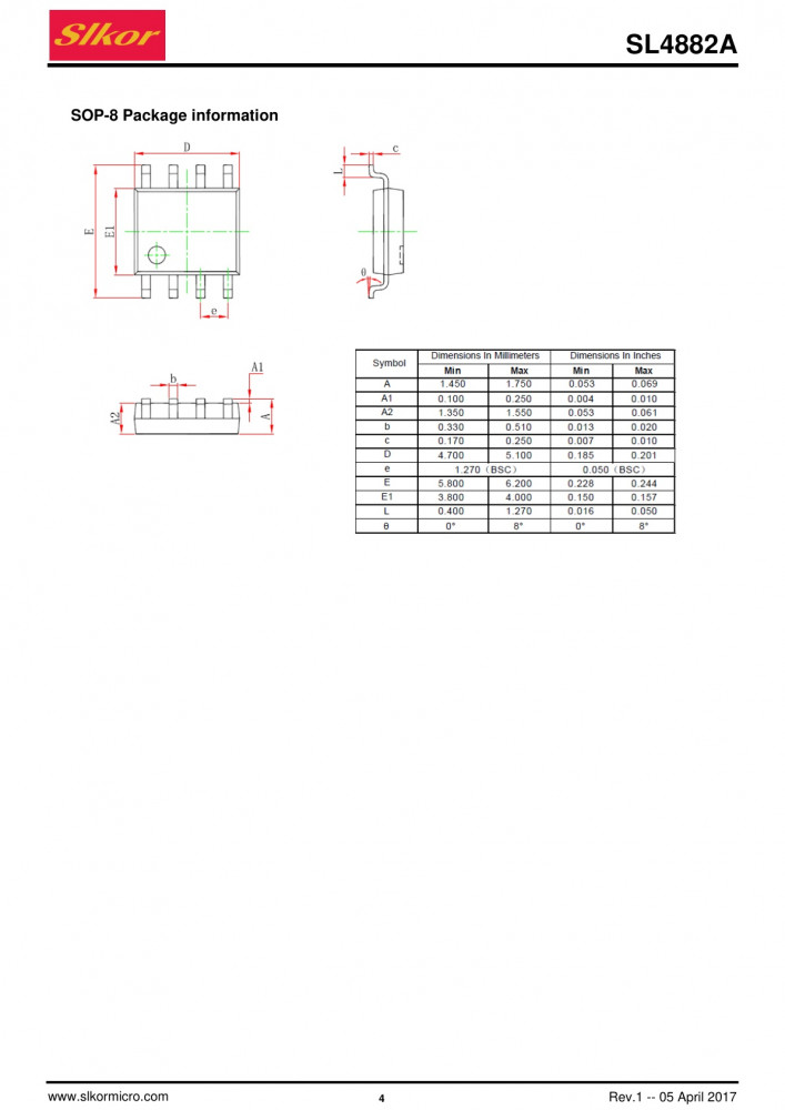 SL4882A datasheet page 4