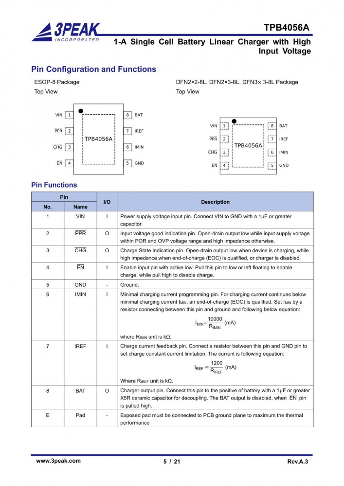 TPB4056A20-ES1R datasheet page 5