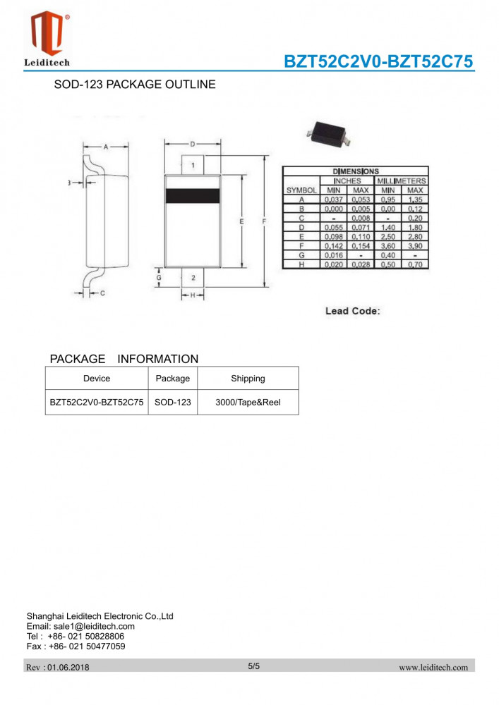 BZT52C15 datasheet page 5