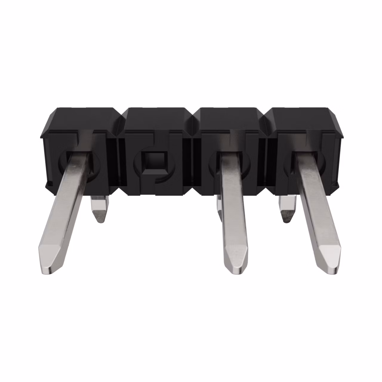 KK 254 Breakaway Header, Right-Angle Surface Mount Compatible, 4 Circuits, Circuit 2 Voided, Tin (Sn) Plating, Mating Pin Length 6.20mm, with Kinked PC Tails, Bag for sale
