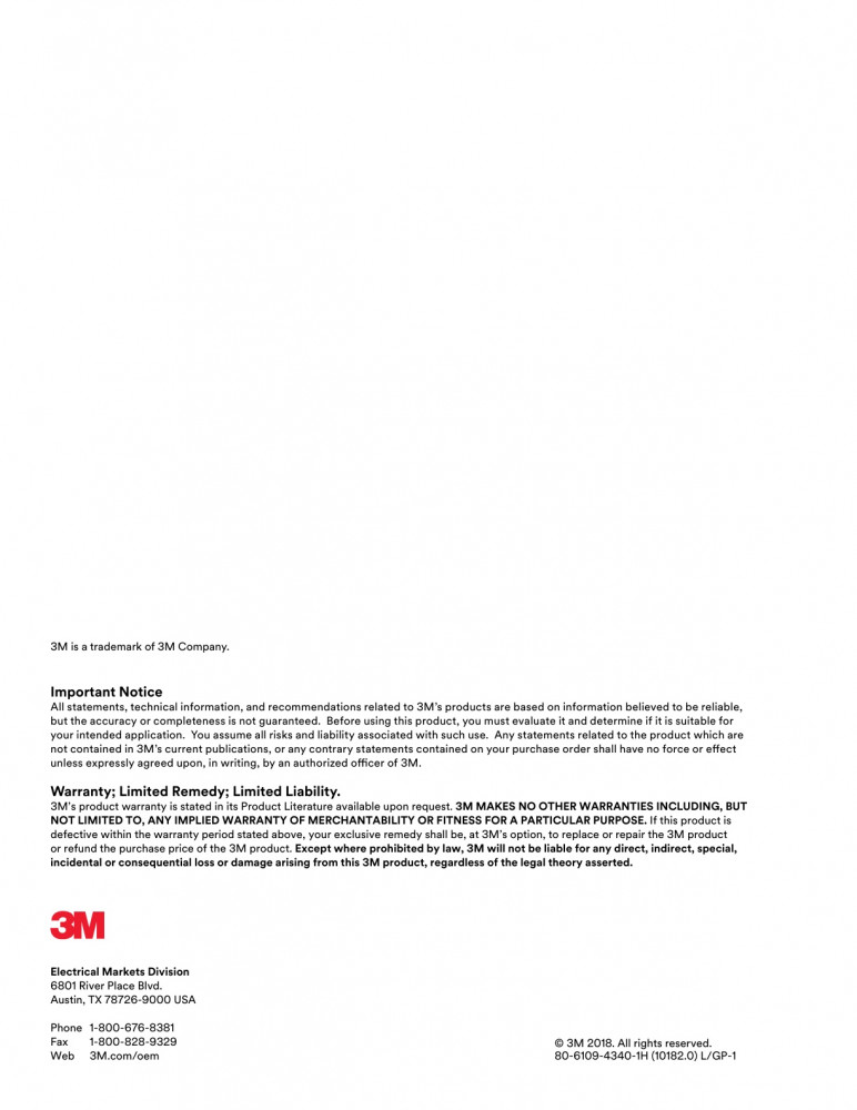 3M NST heat shrink tubing technical document page 3