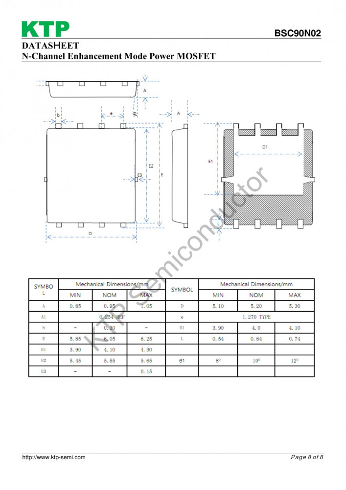 BSC090N02 datasheet page 8