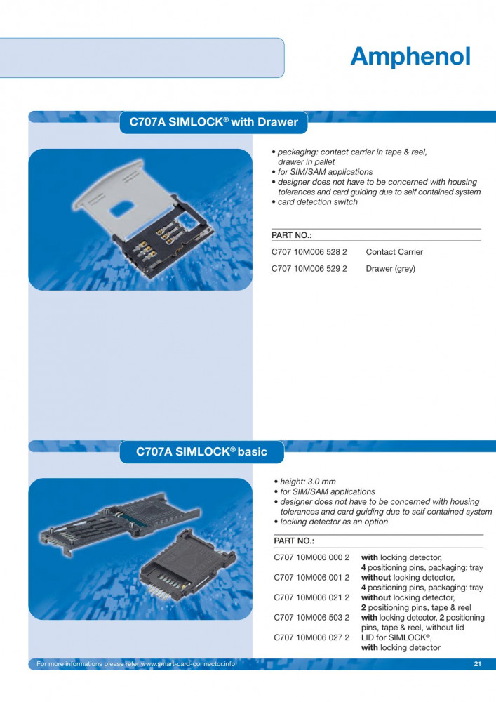 Amphenol C707 documentation page 2