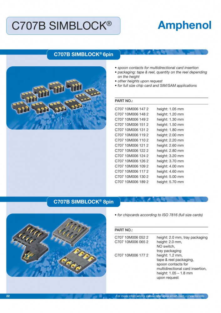 Amphenol C707 documentation page 3