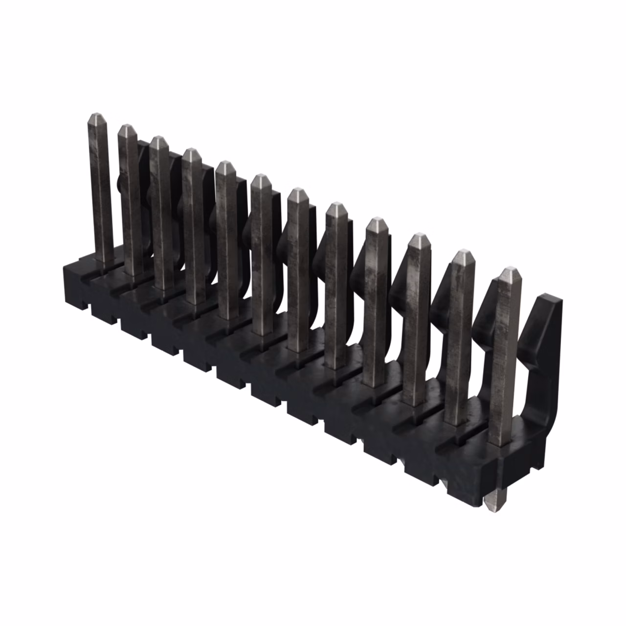 KK 396 Breakaway Header, Vertical, Square Pin, with Friction Lock, 12 Circuits, 1.52µm Matte Tin (Sn) Plating, 2.51mm Tail Length, 13.21mm Mating Pin Length for sale