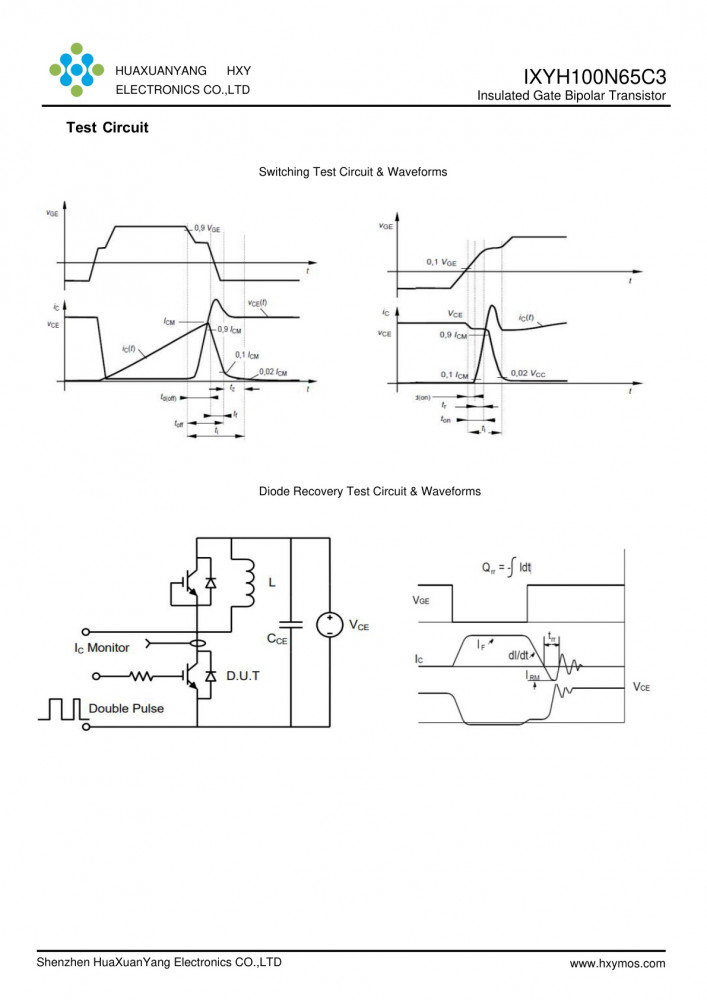 IXYH100N65C3-HXY datasheet page 6