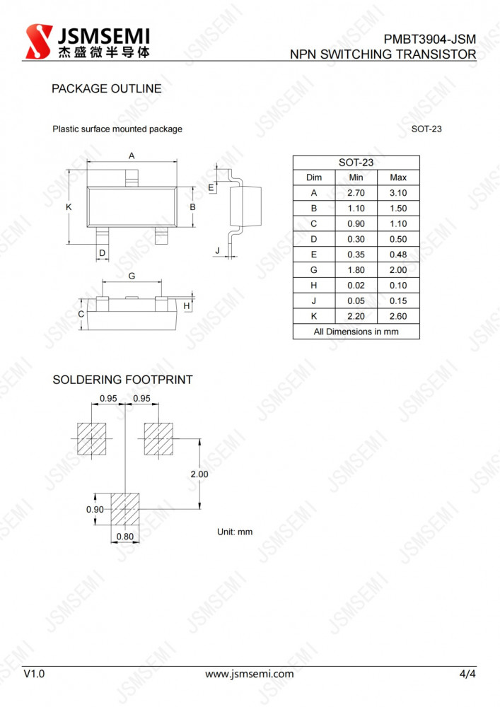 PMBT3904-JSM datasheet page 4
