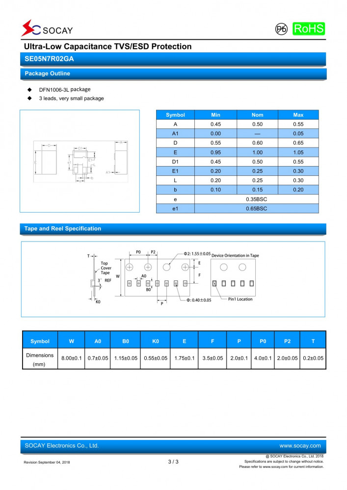 SE05N7R02GA datasheet page 3
