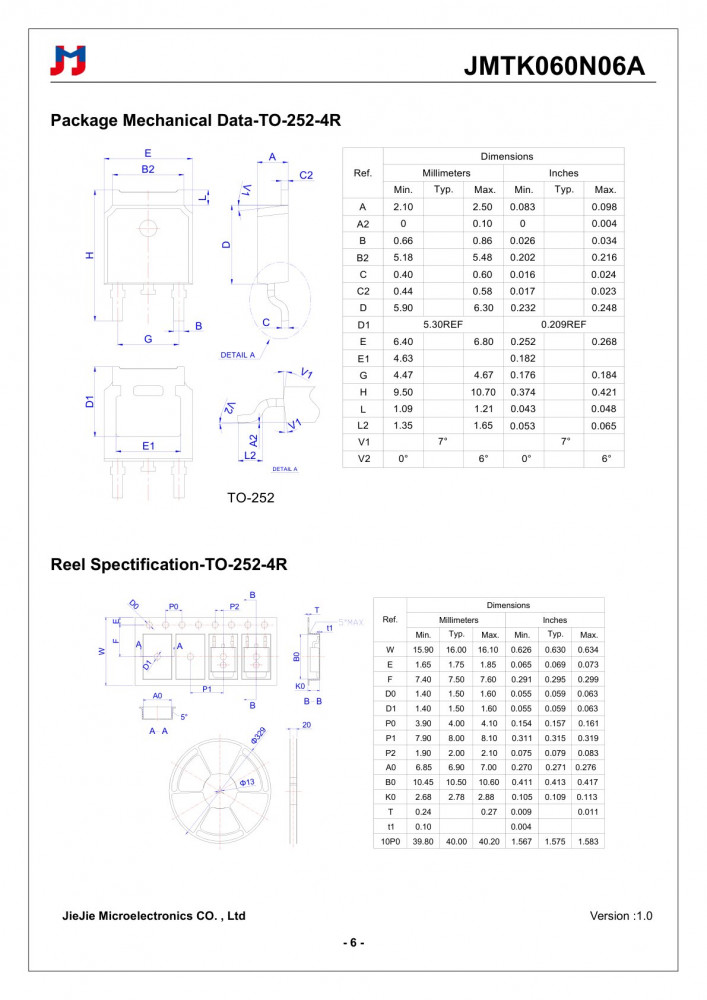 JMTK060N06A datasheet page 6