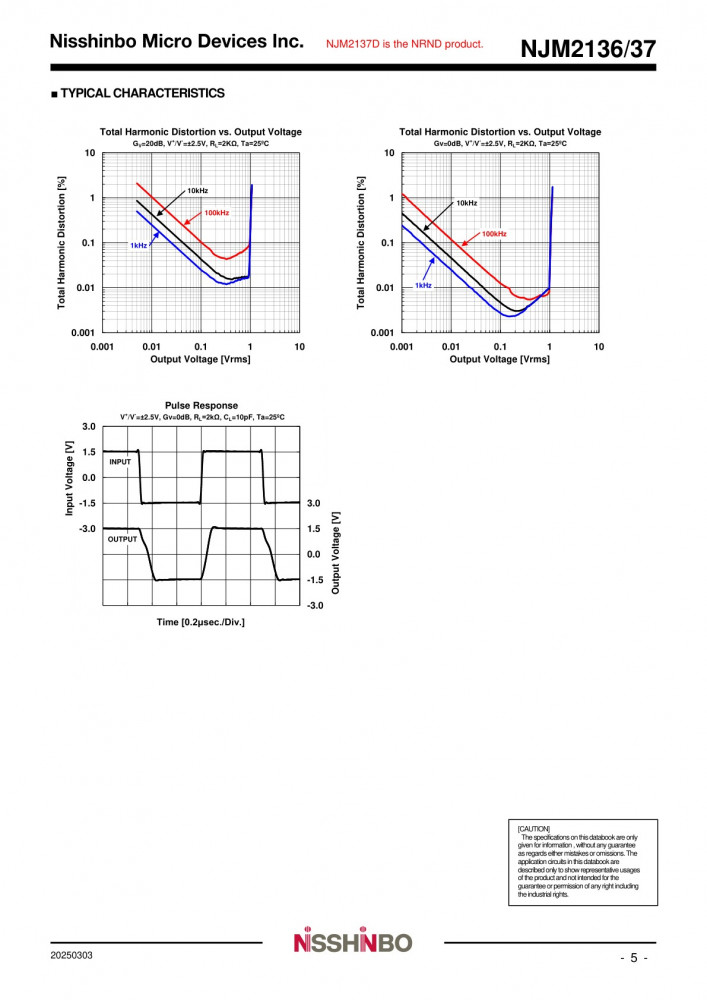 NJM2137 datasheet page 5
