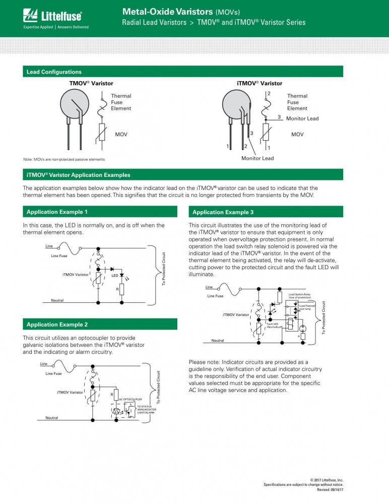 TMOV datasheet page 5