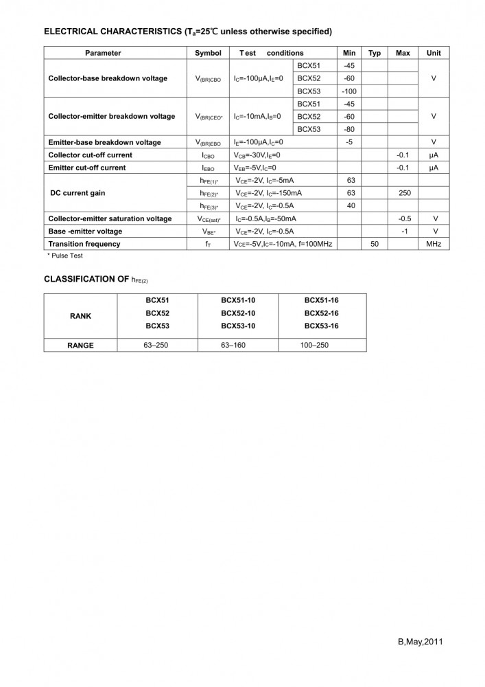 JSCJ BCX51-16 datasheet page 2