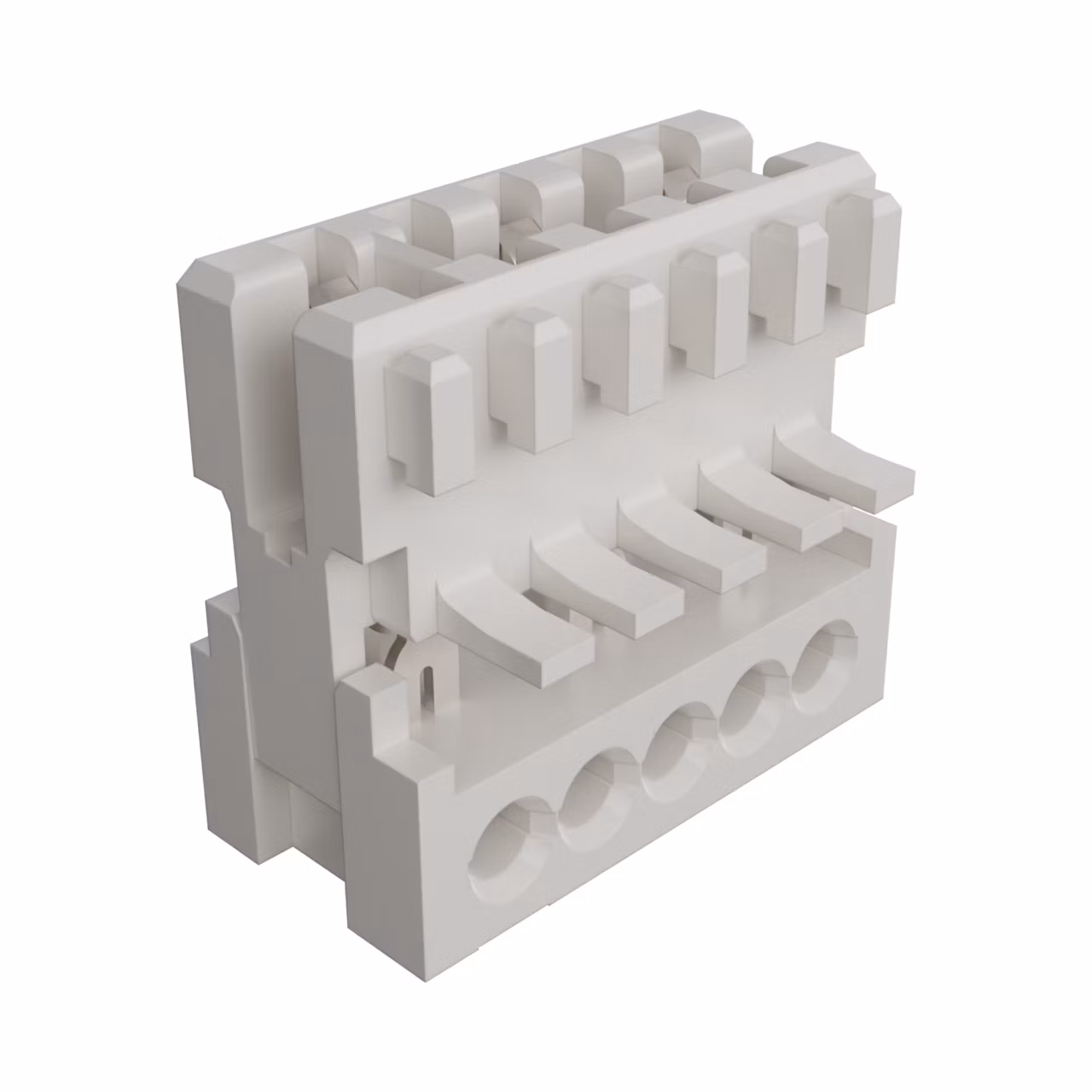 5.00mm Appli-Mate RAST 2.5 IDT Housing, Direct/Indirect, Female, 3 Circuits, All Position Keys, Polarizing Rib Between Circuits 1 & 2 for sale