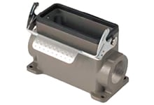 Heavy-Duty Standard (STD) Single Lever Surface Mount Housing, Die-cast Aluminum, with 1 Lever, with Gasket, Size 16B «77x27», M40x2 Thread, High Construction, Grey for sale