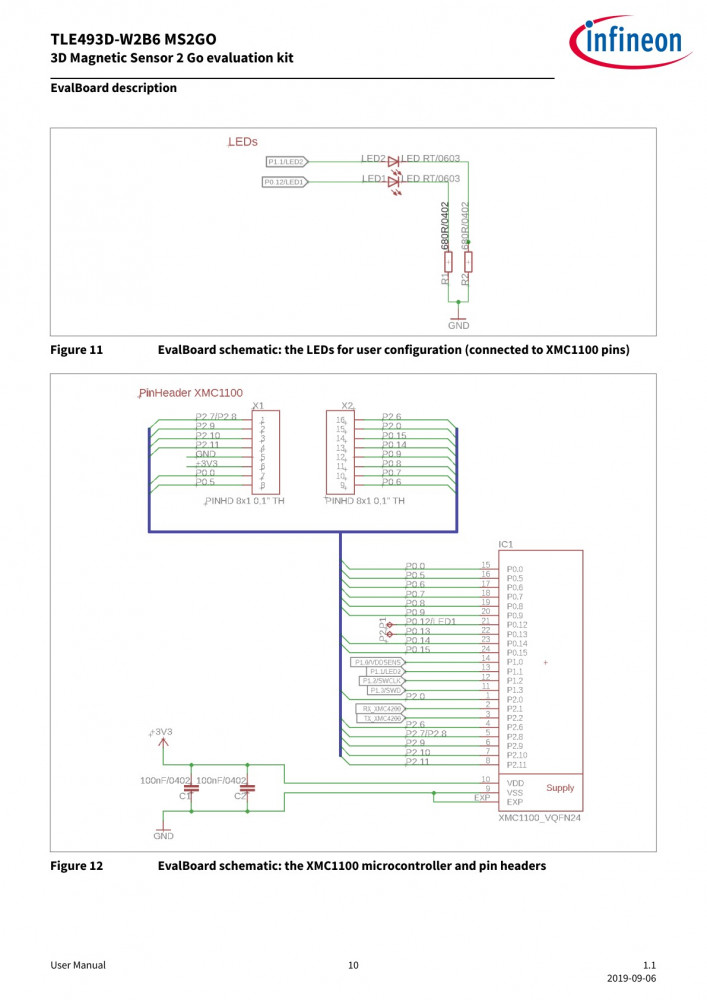TLE493D-W2B6 MS2GO manual page 10