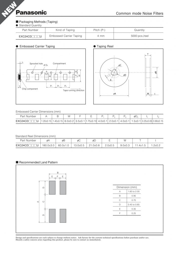 EXC24CD technical document page 3