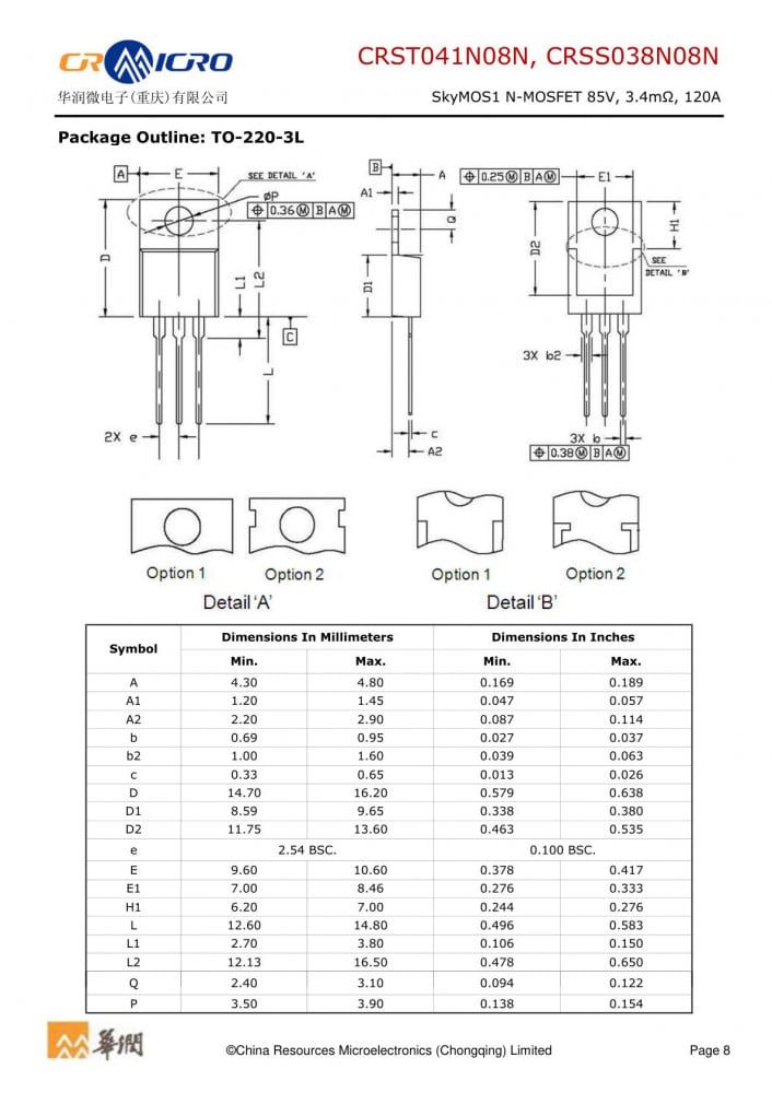 CRSS038N08N datasheet page 8