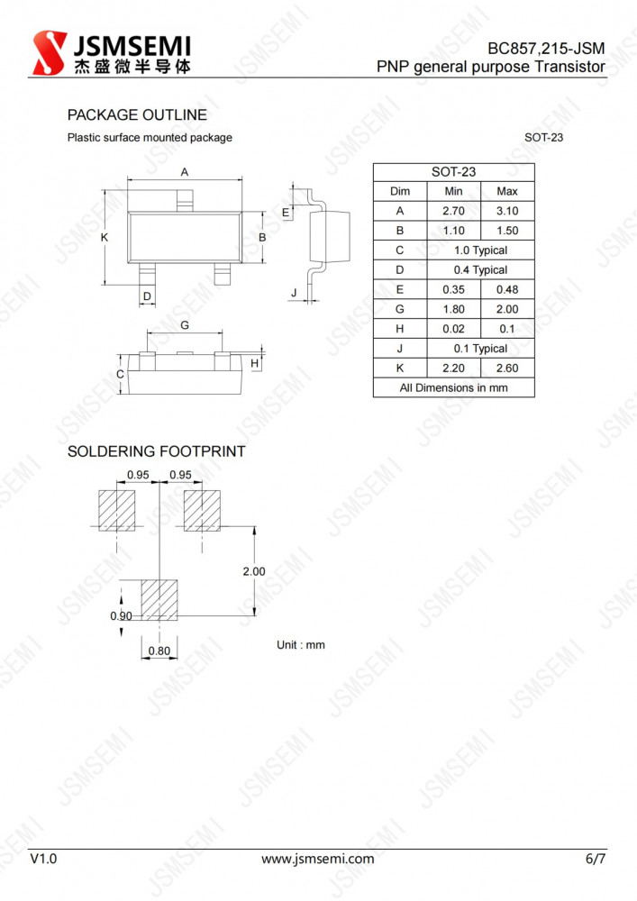 BC857 JSMSEMI datasheet page 6