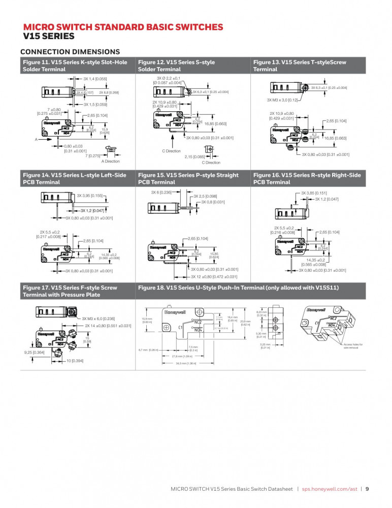V15 Series datasheet page 9
