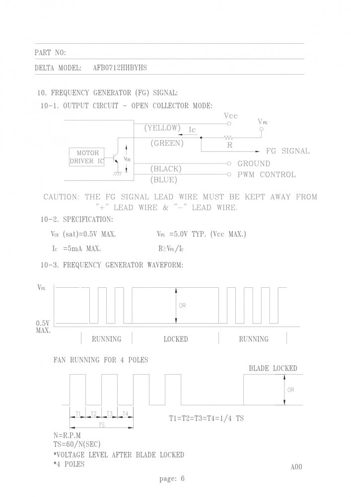 AFB0712HHBYHS specification page 8