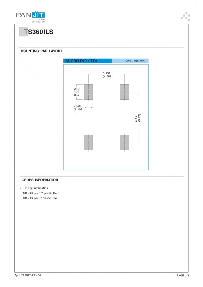 TS360ILS datasheet page 3